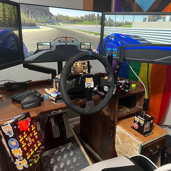 PC USB Button Box 31 Function Metallic Back Lit Green for Flight ...