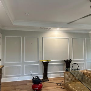 Wall Molding Package Ready to Assemble Wall Paneling Kit Pre-cut ...