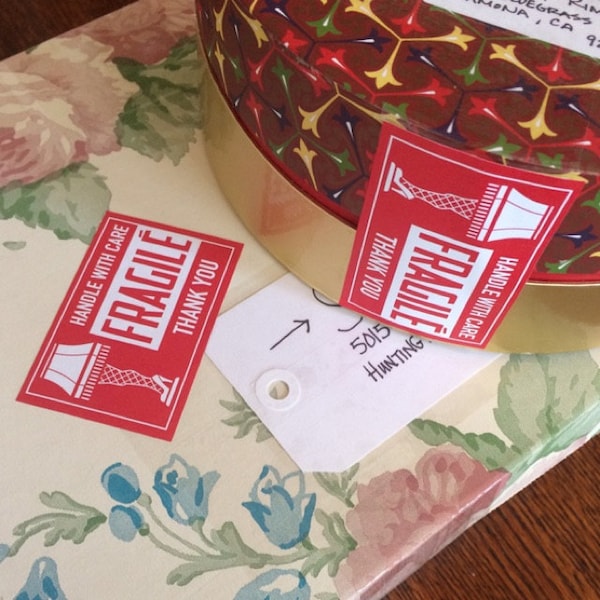 FRAGILE Mailing Labels - A Christmas Story, Leg Lamp, Etsy Sellers: 10 ...