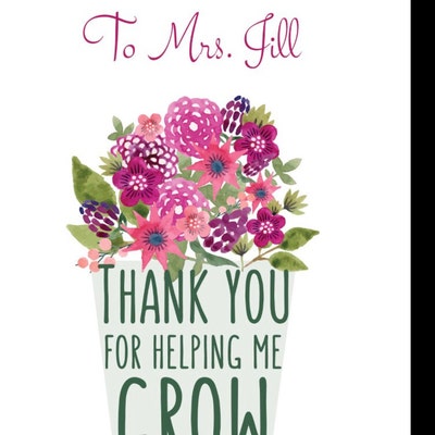 Daycare Teacher Appreciation Gift, Teacher Appreciation Printable ...