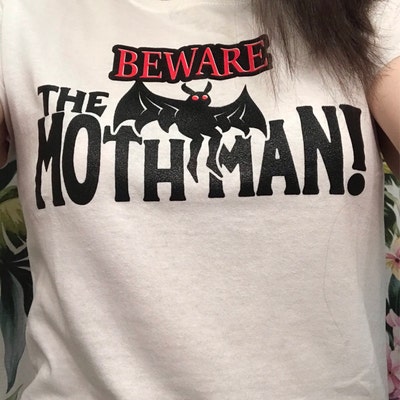 Mothman Shirt, Moth Man Tshirt, Point Pleasant Tee, Cool Vintage ...