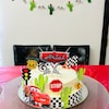 Cars Cake Topper, Custom Cake Topper, Personalized Cars Cake Topper ...