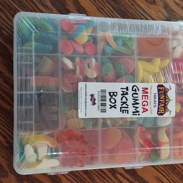 MEGA Gummi Tackle Box Over 5 LBS of Gummies! Makes a Great Gift, Mixed ...