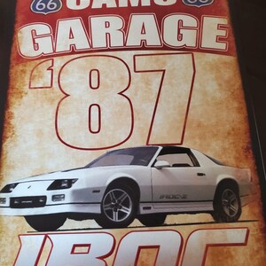 Vintage Tin Metal Sign for Garage. Free Personalization YOUR Car ...