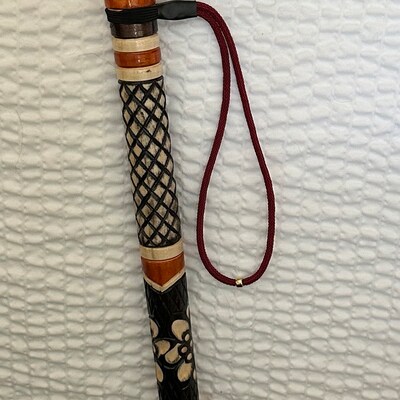 Antique Folk Art Cane Walking Stick Funny Old Men Hand Carved - Etsy
