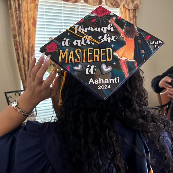 Custom Memories Graduation Cap Topper, Photo Collage Grad Cap Topper ...