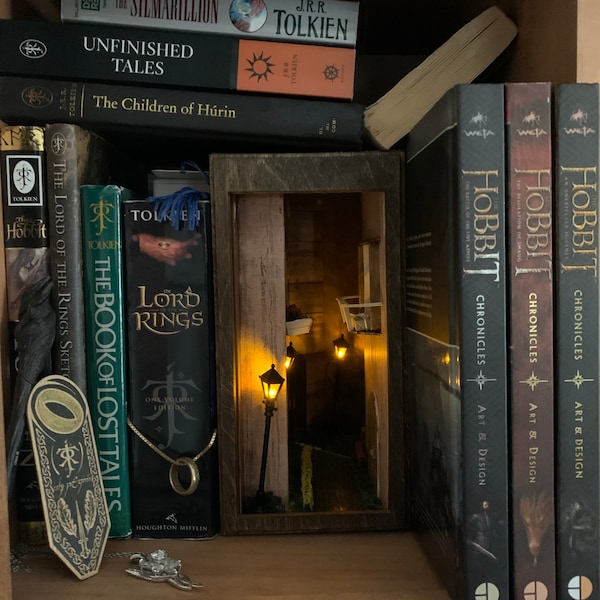 Book Nook Kit, Diorama, 'mirror Wall Kit' Diorama Book Nook (MR), Blank ...
