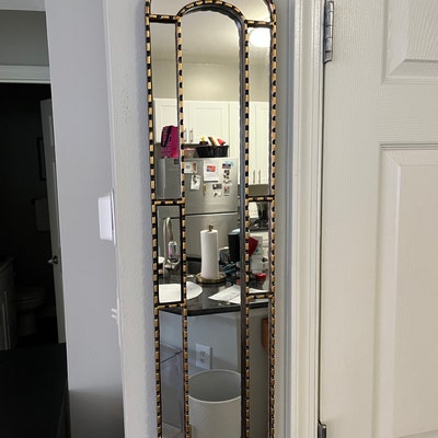 Narrow Rectangular Wall Mirror 35.8, Decorative Long Mirror the Golden ...