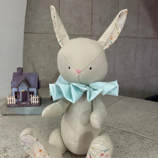 Plush Bunny Sewing Pattern and Instructions - Etsy