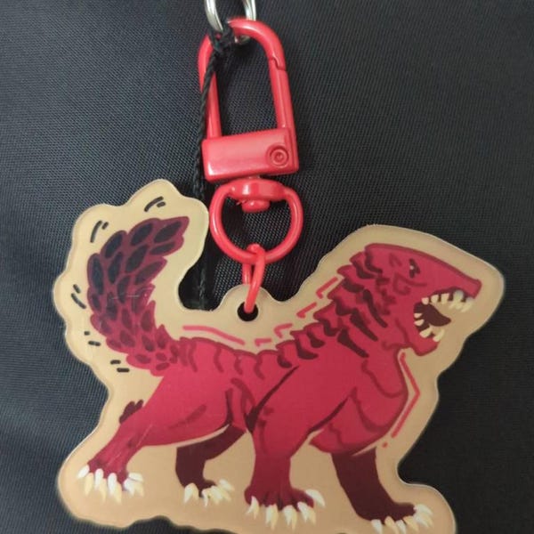 Monster Hunter Charm Keychain Monhun Barroth Bazelgeuse Dodogama ...