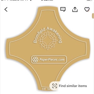 Celestial Star Quilt EPP Pattern Set - Etsy