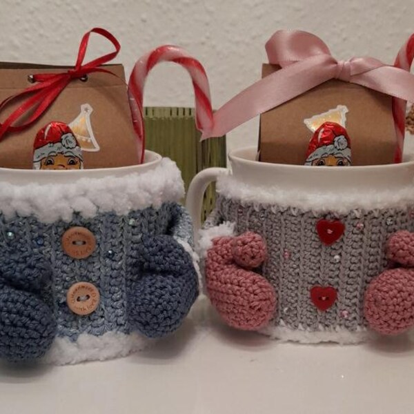Crochet Christmas Mug Jumper Pattern - English Only - Etsy Canada