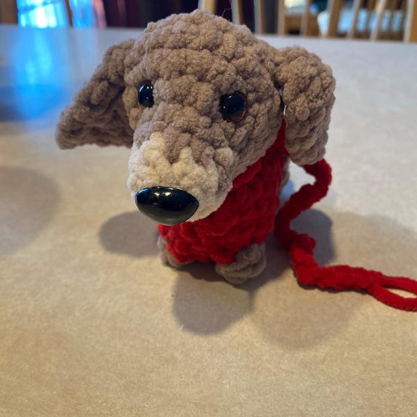 Dachshund Dog Crochet Patterns, Stuffed Animal Crochet Pattern ...