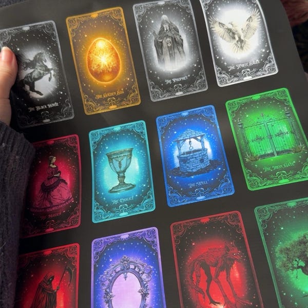 One Dark Window Providence Cards Poster | Fantasy Art Print | Rachel ...