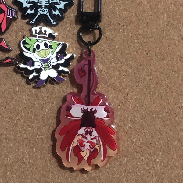 Hazbin Hotel Alastor , Lucifer Keychain ( PRE-ORDERS ) - Etsy