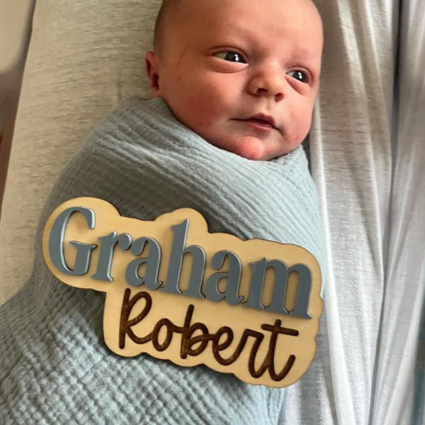 Engraved Nursery Sign | Boho Wall Decor | Macrame Wooden Sign| Cute ...