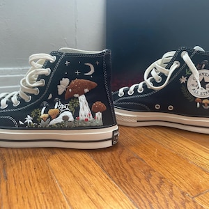 Embroidery Converse LGBT Collection, Customized Rainbow Converse, Hand ...