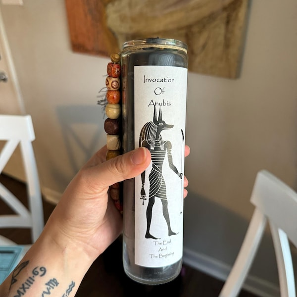 Anubis Ritual Candle. Astral Projection Spell. Reincarnation Candle ...