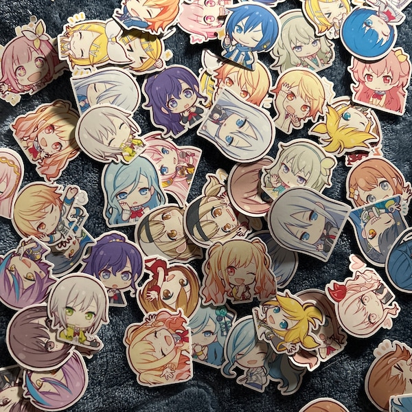 Project Sekai PJSK Band Assorted Sticker Pack (high Quality, Scratch ...