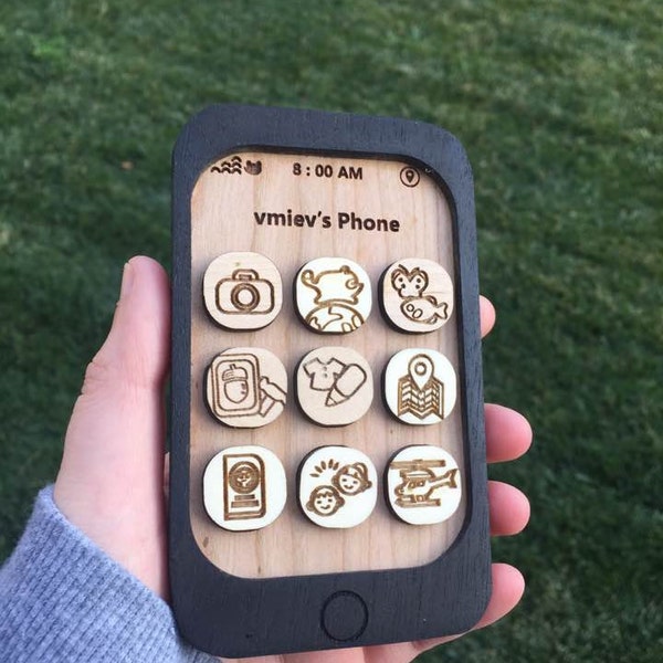 Custom Wooden Nook Phone From Animal Crossing - Etsy