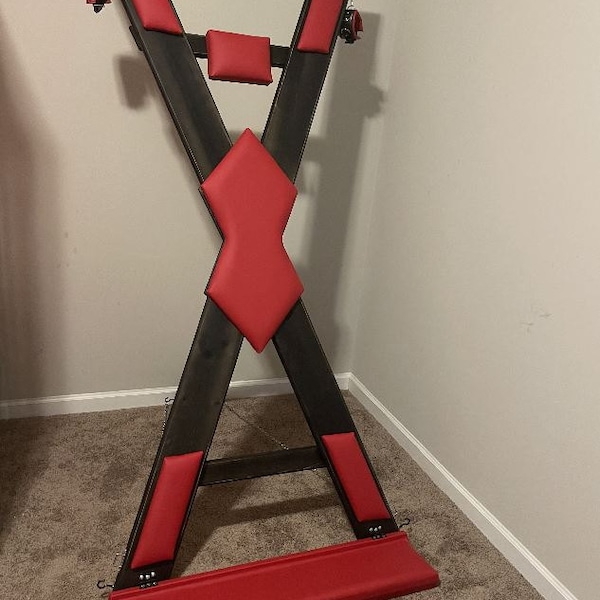 BDSM Inspired Wooden Bed With Restraining Options Unique Adult Play ...