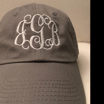 Ladies' Monogram Baseball Cap Custom Color Hat and Embroidery. - Etsy