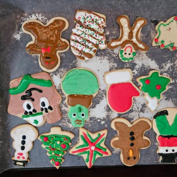 Christmas Cookie Decorating Kit, Christmas DIY Cookie Kit, (large ...