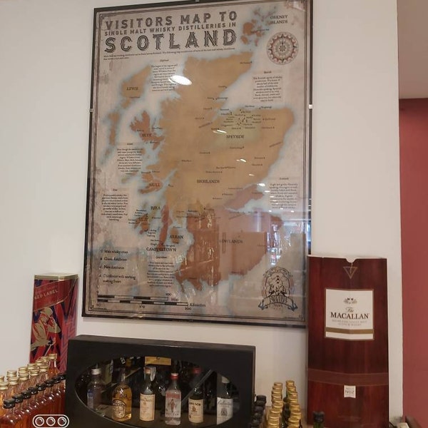 World Map Poster - Worldwide Whisky Map - Perfect Whisky Lover Gift - Etsy