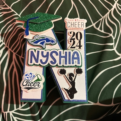 Cheer Team Gifts 3D Letter Personalized Cheerleader Gift Cheer Coach ...