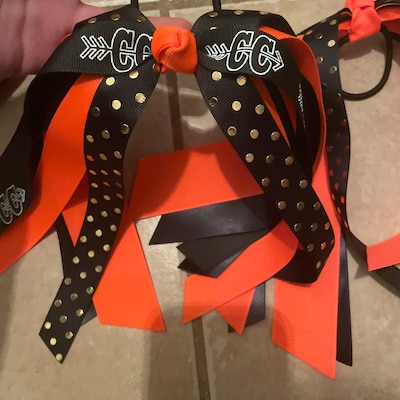 Pink Softball Bow Softball Ponytail Softball Pony Tie Softball Hair Bow ...