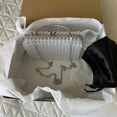 Luxury Crystal Bag, Luxury Bag, Luxury Purse, Bead Bag, Small Purse ...