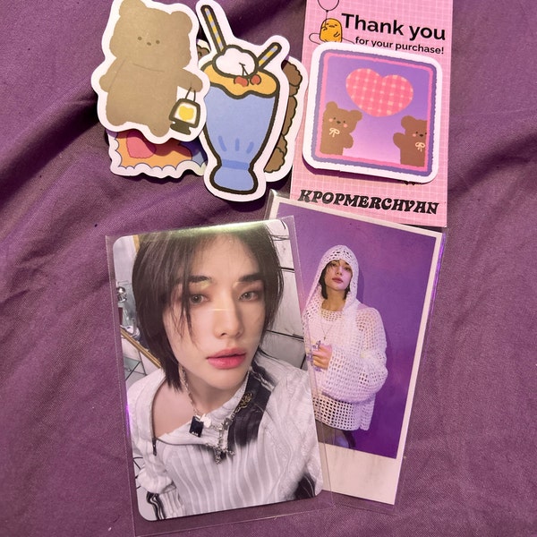 Stray Kids [OFFICIAL] Rock 樂 Star Rockstar Photocard SKZ Felix Hyunjin ...