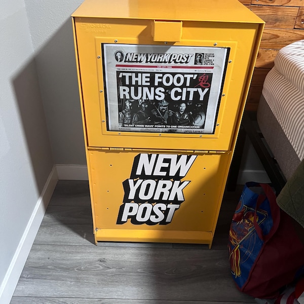 Music Library Newspaper Box - Etsy