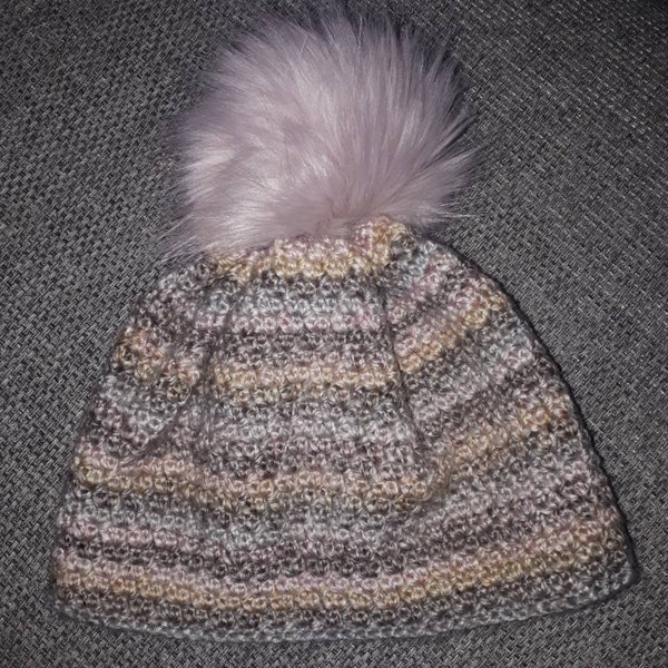 Easy Crochet Pattern-crochet Hat– TOPAZ Beanie Hat Pattern-crochet Hat ...