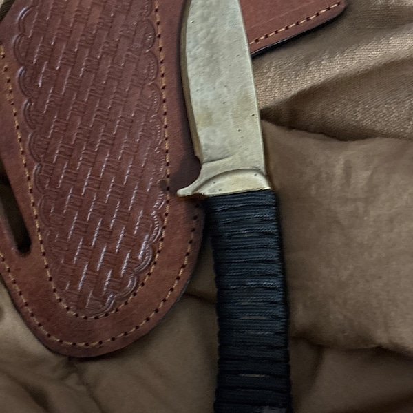 Solid Bronze Bushcraft Style Cleaver/camp Knife - Handmade in USA ...
