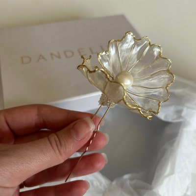 Carnation Floral Hair Comb, Flower Hair Comb, Rose Wedding Headpiece ...