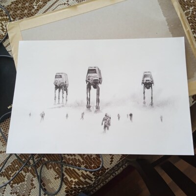 Print Pencil Drawing Bladerunner Sizes 8 X - Etsy