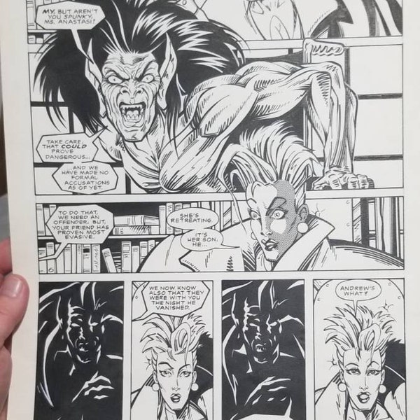 Original Color Artwork of Christine Spar From Grendel: Devil's Legacy ...