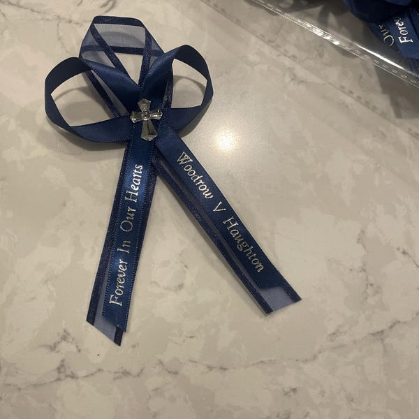 100pcs-36pcs-48pcs Memorial Ribbons, Recuerdos Para Funeral ...