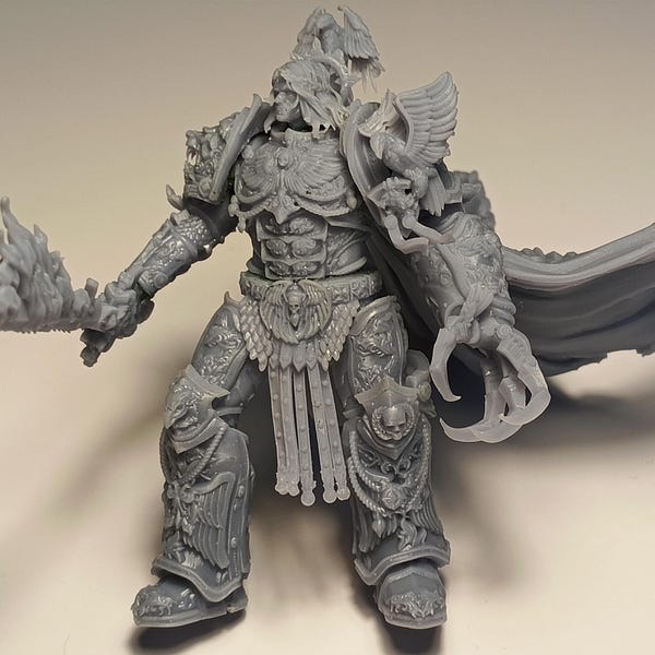 Custom Miniature Bloody Hell Demon King 3d Printed, Official Game Scale ...