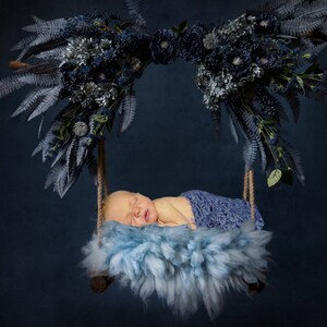 Newborn Digital Backdrop for Boys and Girls Blue Love Newborn Digital ...