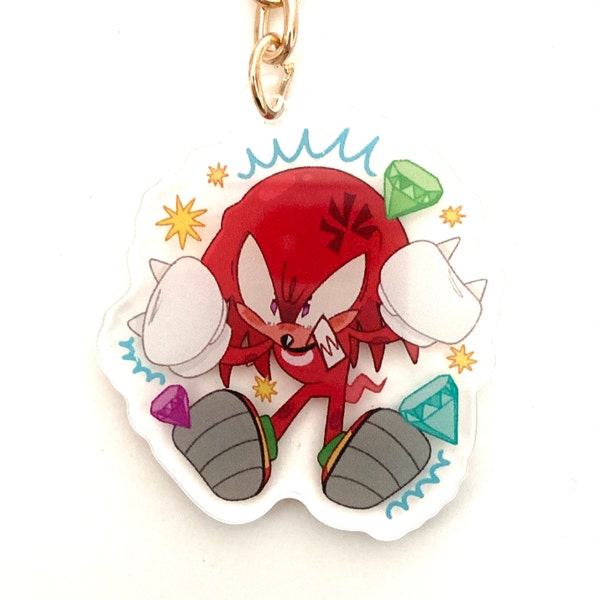 Sonic Character Inspired 2 Keyrings - Etsy