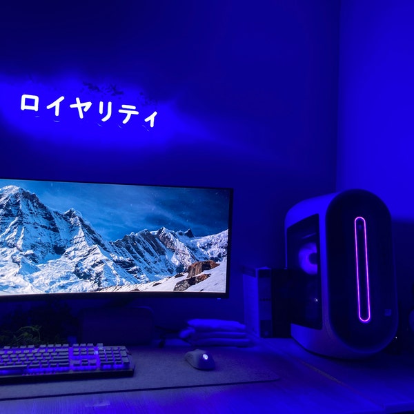Custom Japanese Hiragana/katakana LED Neon Sign: Anime Game Room Decor ...