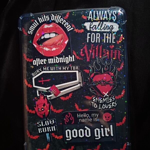 Gothic Cardstock Kindle Inserts for Clear Case | Kindle Accessories ...