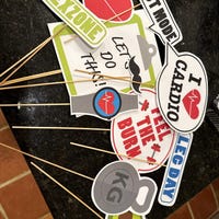 Art Party Photo Booth Printable Props - Art Party Decorations - Paint ...
