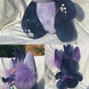 Plush sewing pattern PDF Furry Anthro stuffed animal Manokit | Etsy