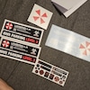 Resident Evil Umbrella Corporation T-virus Vial Stickers 25x17.5mm - Etsy