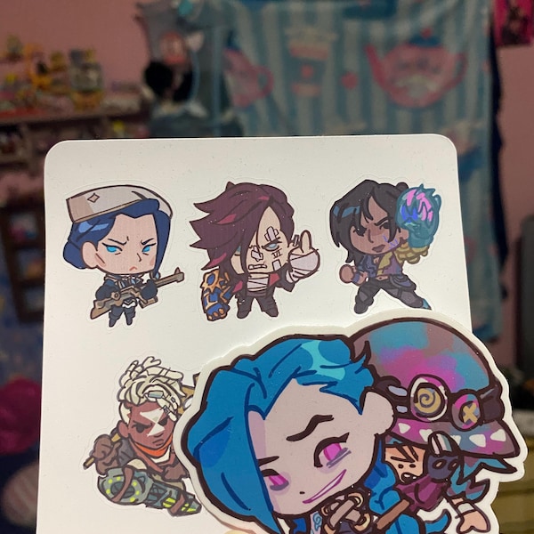 Arcane Season 2 Vinyl Stickers - Etsy