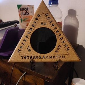 Trithemius Crystal Ball Stand Solid Ebony & Brass - Etsy