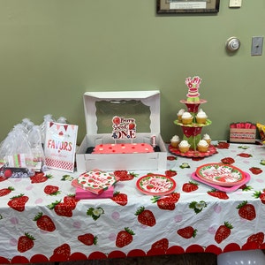 8x10" Strawberry Favors Sign Strawberry Birthday Favor Table Sign ...